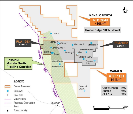 Lease approvals for Mahalo gas project | iQ Industry Queensland