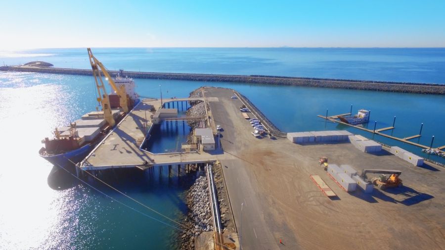 Wharf extension kicks off in port projects push | iQ Industry Queensland
