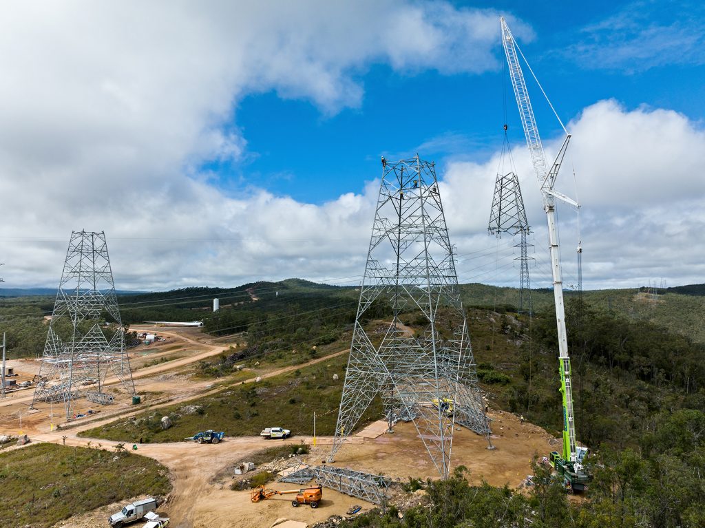 Towering achievement for green power project | iQ Industry Queensland