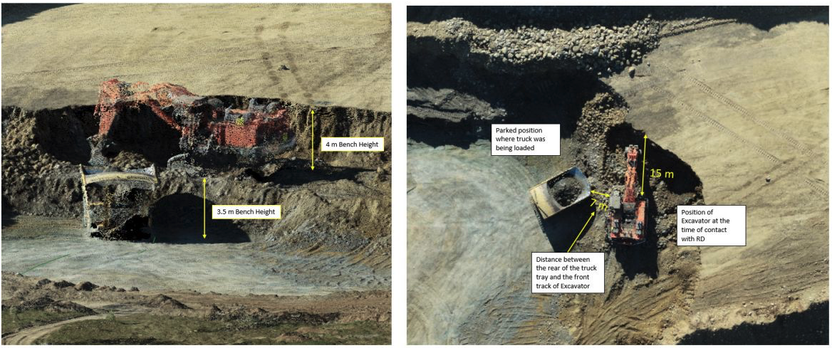 Excavator hits truck resulting in operator injury | iQ Industry Queensland