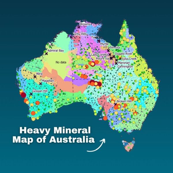 Heavy mineral map a new tool for discovery | iQ Industry Queensland