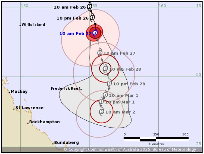 Alfred's path uncertain as system strengthens | iQ Industry Queensland
